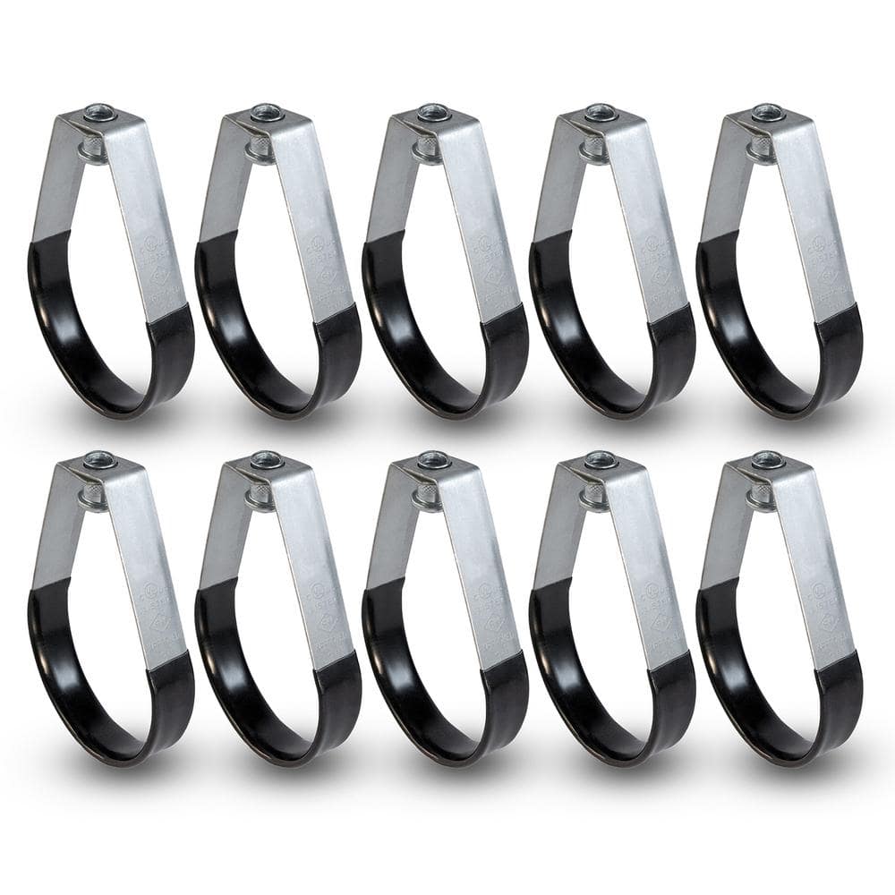 PLUMBFLEX 2 in. Swivel Loop Hanger for Vertical Pipe Support in Plastic ...