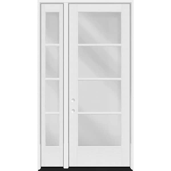 Steves & Sons Legacy 53 in. x 96 in. Icon 4-Lite Modern Clear Glass ...