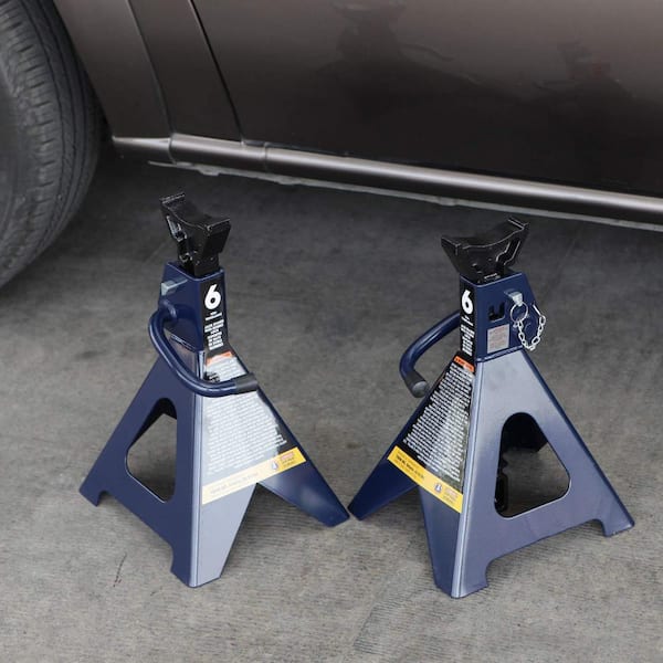 Heavy Duty Jack Stands TCE Torin 3 Ton Jack Stands - Double Locking ...