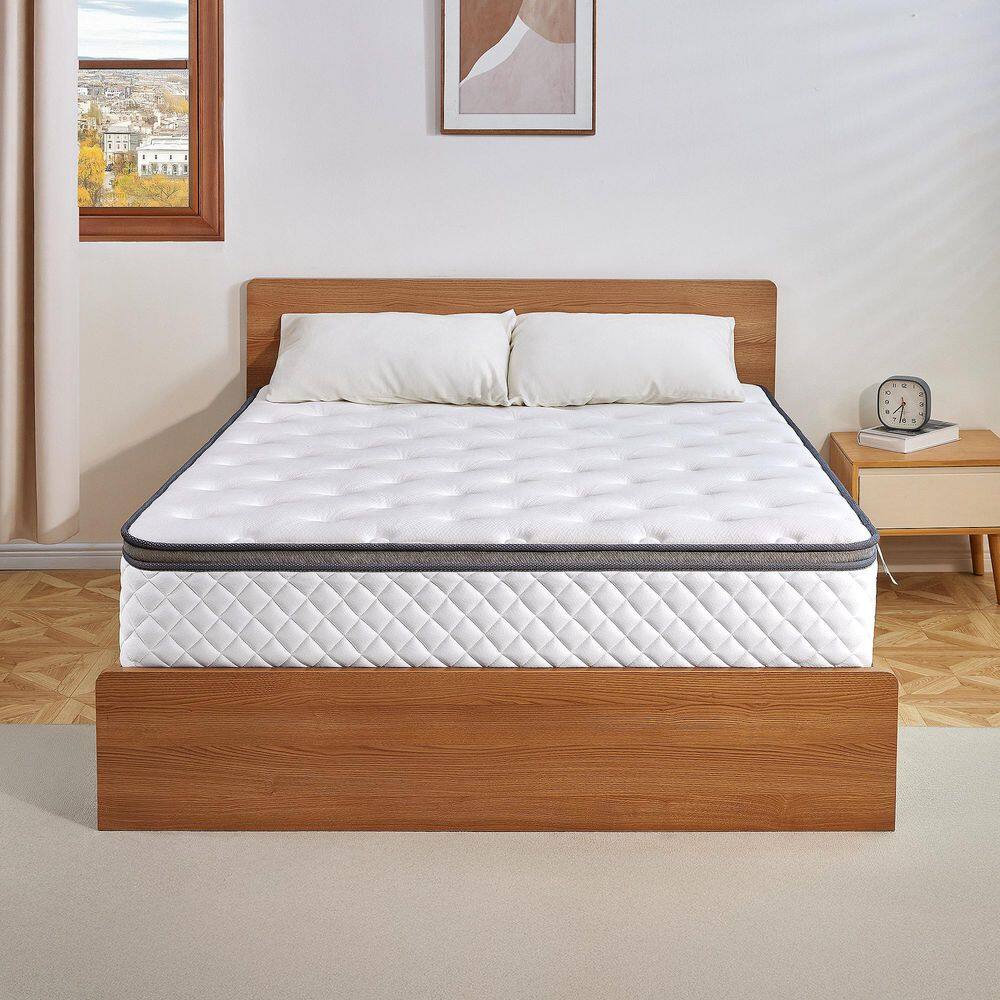 Babo Care Twin Size Firm Hybrid Memory Foam 10 in. Individual Pocket ...