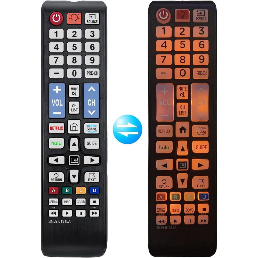 Yichuhaoxi BN59-01315A Universal Backlit Remote Control for Samsung TVs ...