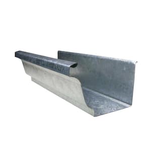 Gibraltar Building Products 4 in. x 10 ft. K-Style Galvanized Steel ...