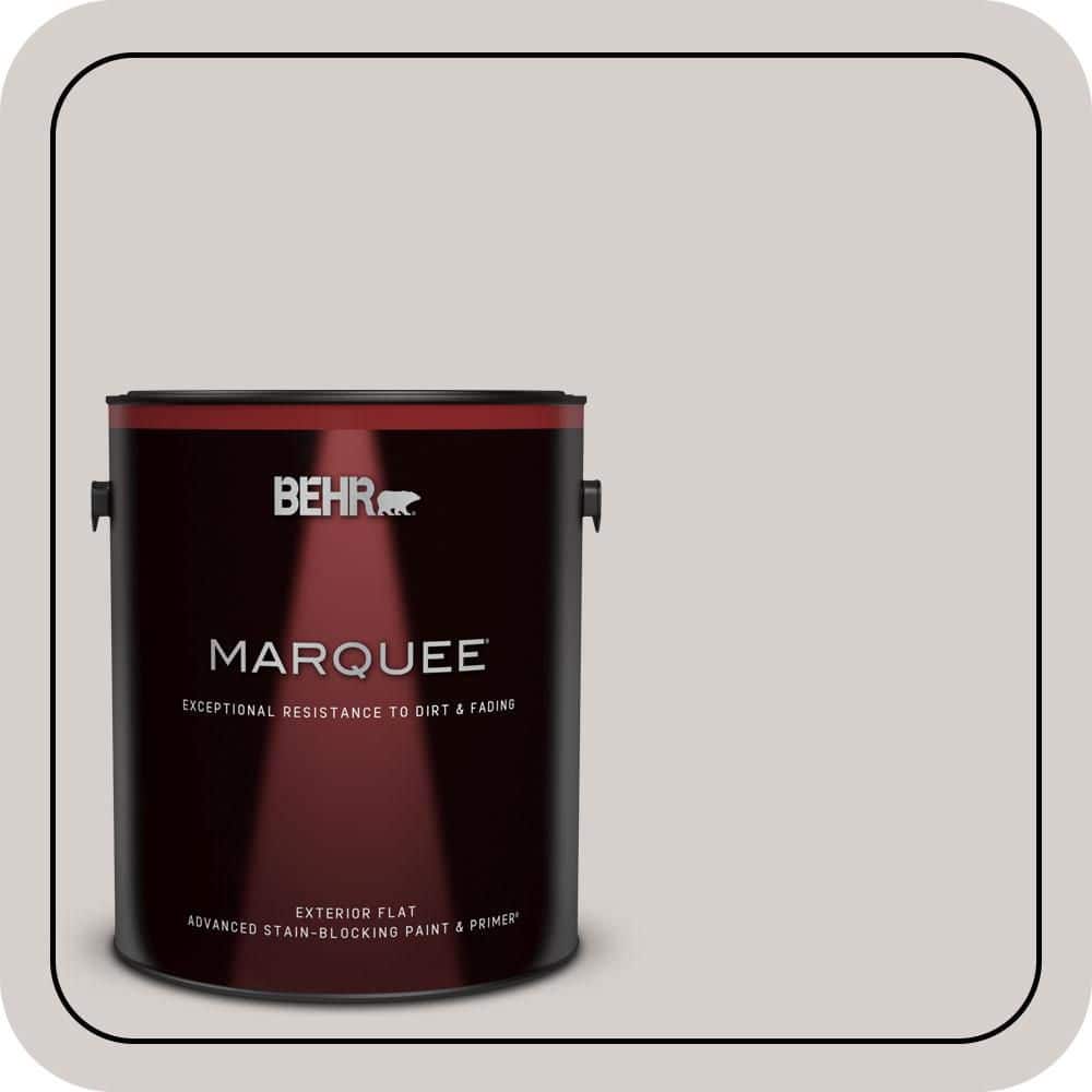 BEHR MARQUEE 1 Gal. #N140-1A Soft Lilac Flat Exterior Paint and Primer ...