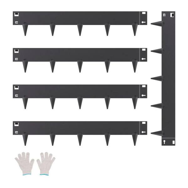 VEVOR Steel Landscape Edging 5-pack Steel Garden Edging Borders 39 in ...