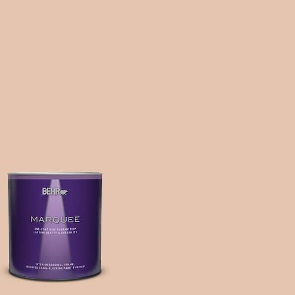 BEHR MARQUEE 1 qt. #MQ1-31 Cockleshell One-Coat Hide Eggshell Enamel ... BEHR MARQUEE 1 qt. #MQ1-31 Cockleshell One-Coat Hide Eggshell Enamel ...