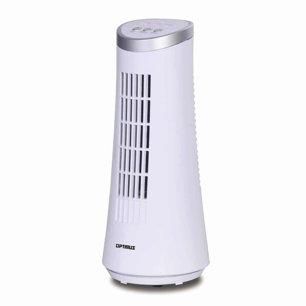 Optimus 12-In. Desktop Ultra Slim Oscillating Tower Fan 985105312M ...