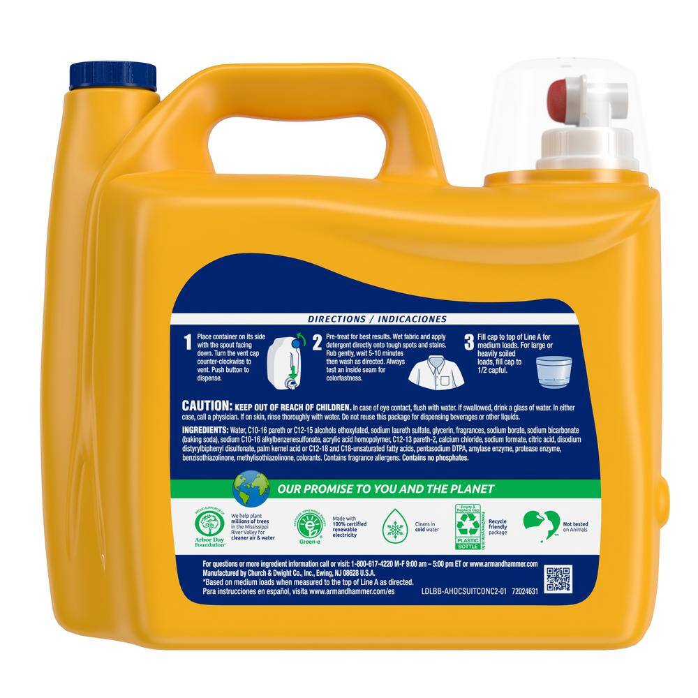 166.5 fl. oz. Plus OxiClean Odor Blasters Fresh Burst Liquid Laundry ...