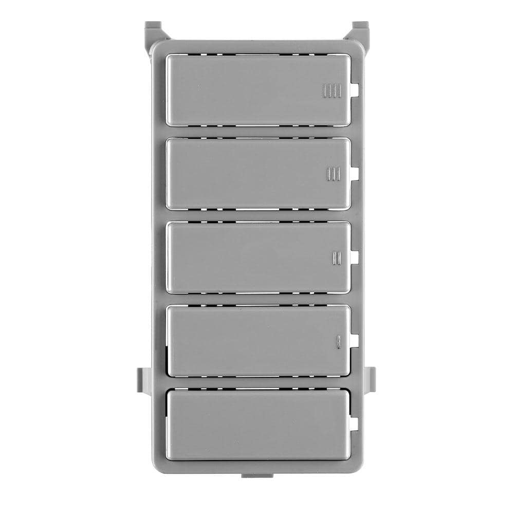Leviton Decora Countdown Timer Switch Faceplate in Gray DTKIT-G 004 ...