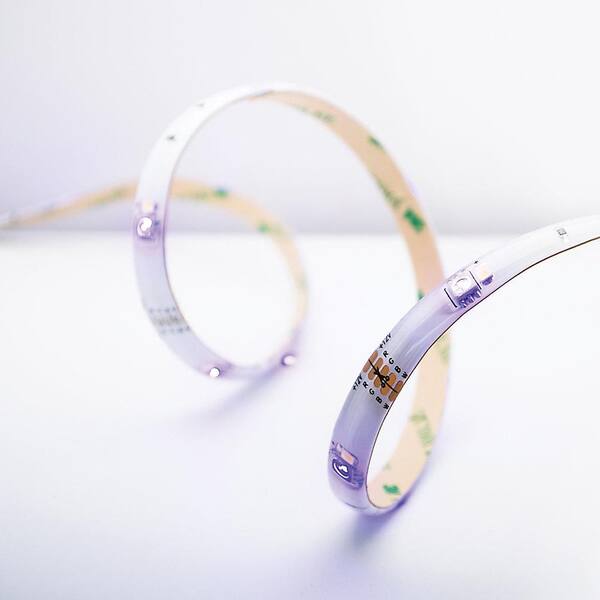 139 in. SMART RGB and White Integrated LED 21-Lights Rope Light with ...