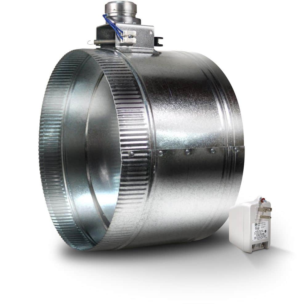 Suncourt 12 in. Motorized Adjustable Damper, Closed ZC212 - The Home Depot