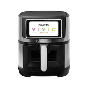 KALORIK VIVID 7 qt. Stainless Steel Air Fryer with Full Color Display ...