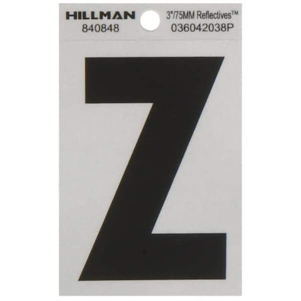 Everbilt 3 in. Vinyl Letter Z 840848 - The Home Depot