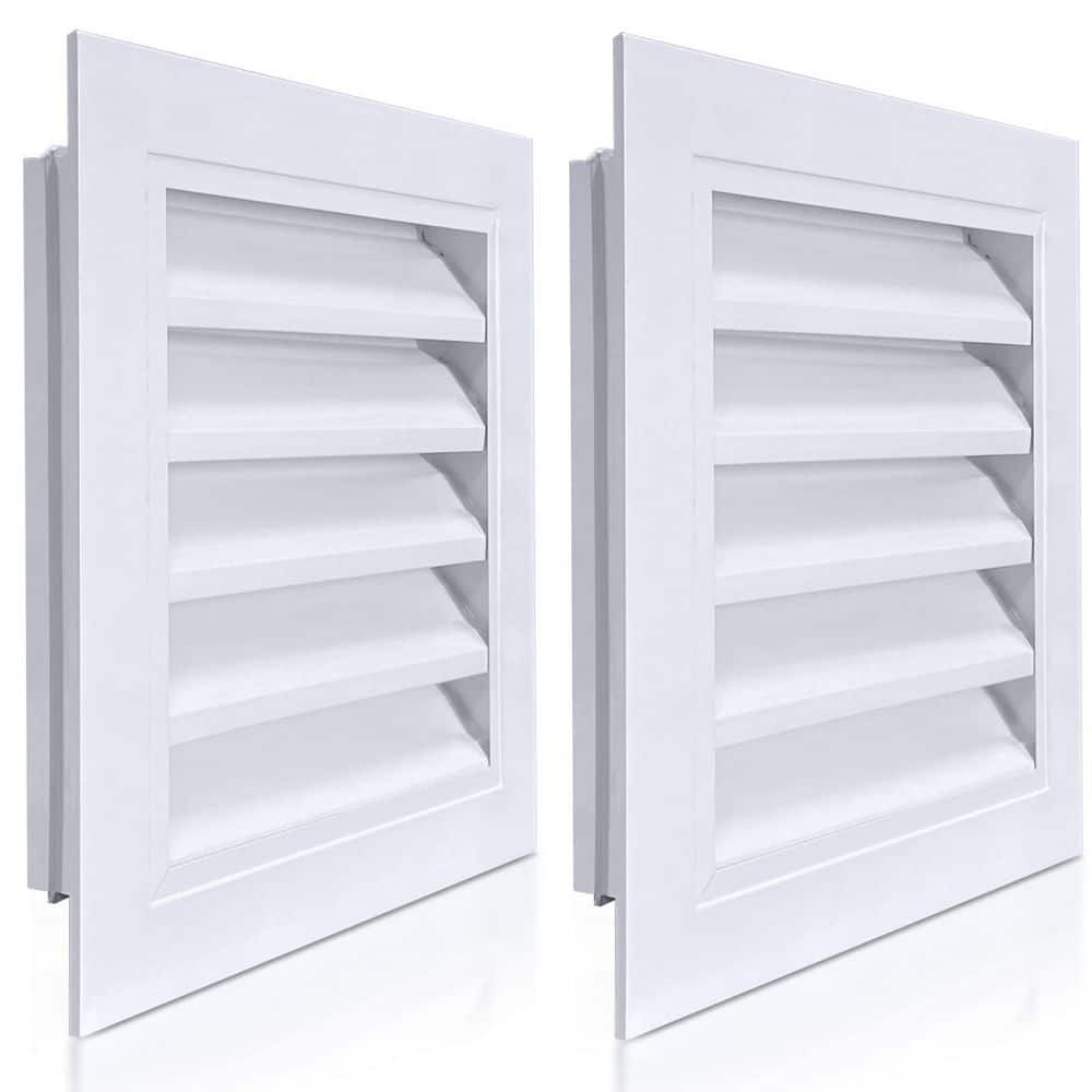 KIWDZFU 12 x 12 Square Aluminum Gable Vent with Screen for Exterior ...