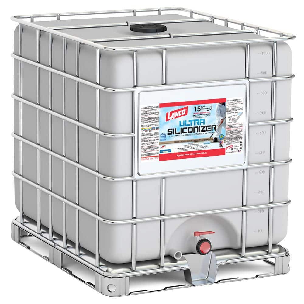Lanco Ultra-Siliconizer 250 Gal. White Elastomeric Roof Coating RC905-0 ...