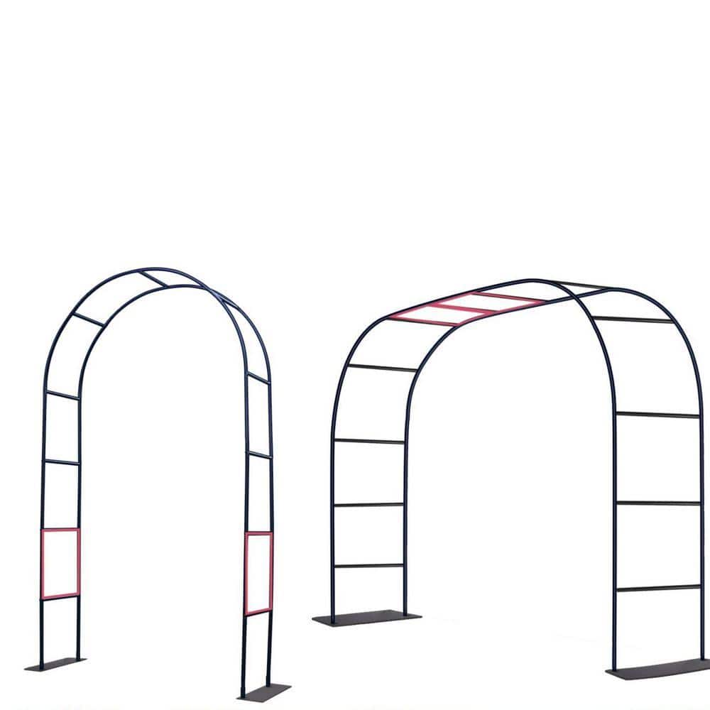 FAWEY TRED INC Metal Garden Arch, 7. 9 ft. H x 4. 6 ft. W, Garden ...