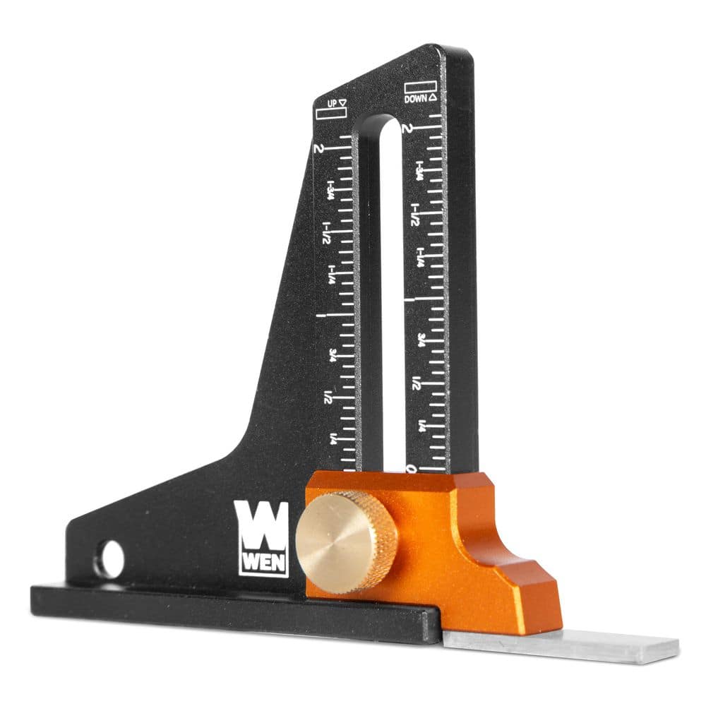 WEN 2 in. Dual-Scale Tool Setup and Height Gauge for Band Saws, Table ...