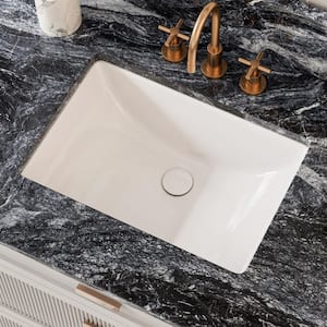Los Flexi 20 in. Undermount Rectangular Bathroom Sink, Durable Under ...