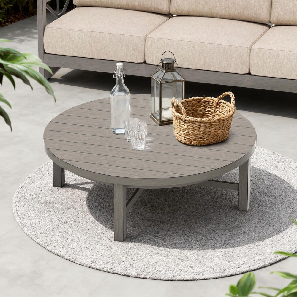 ULAX FURNITURE Marindo Round Aluminum Outdoor Coffee Table HD-970546 ...