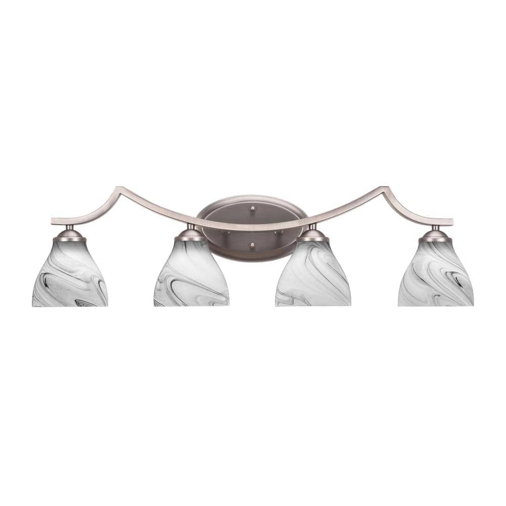 Cleveland 8 in. 1-Light Graphite Vanity Light 5R54GP4769 - The Home Depot