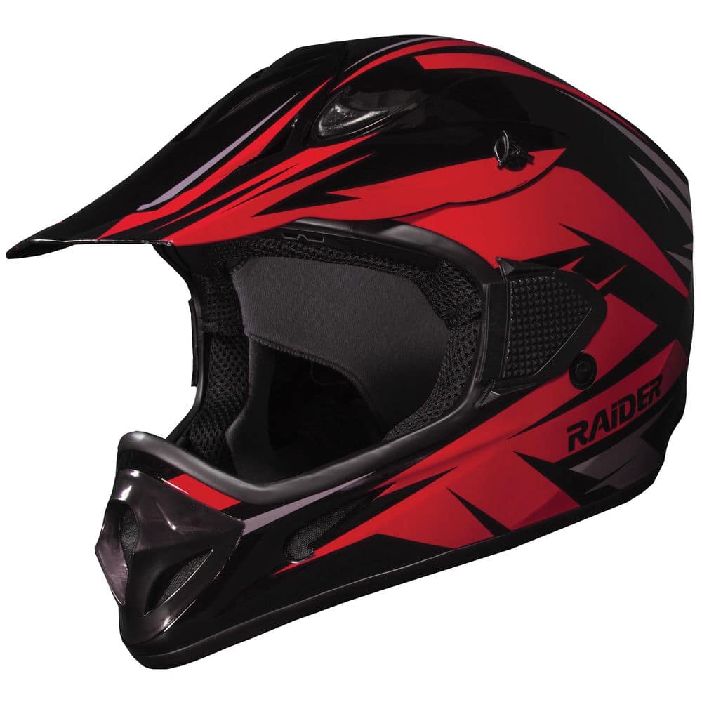 RAIDER RX2 ADULT MX HELMET RED-SM 2171013 - The Home Depot