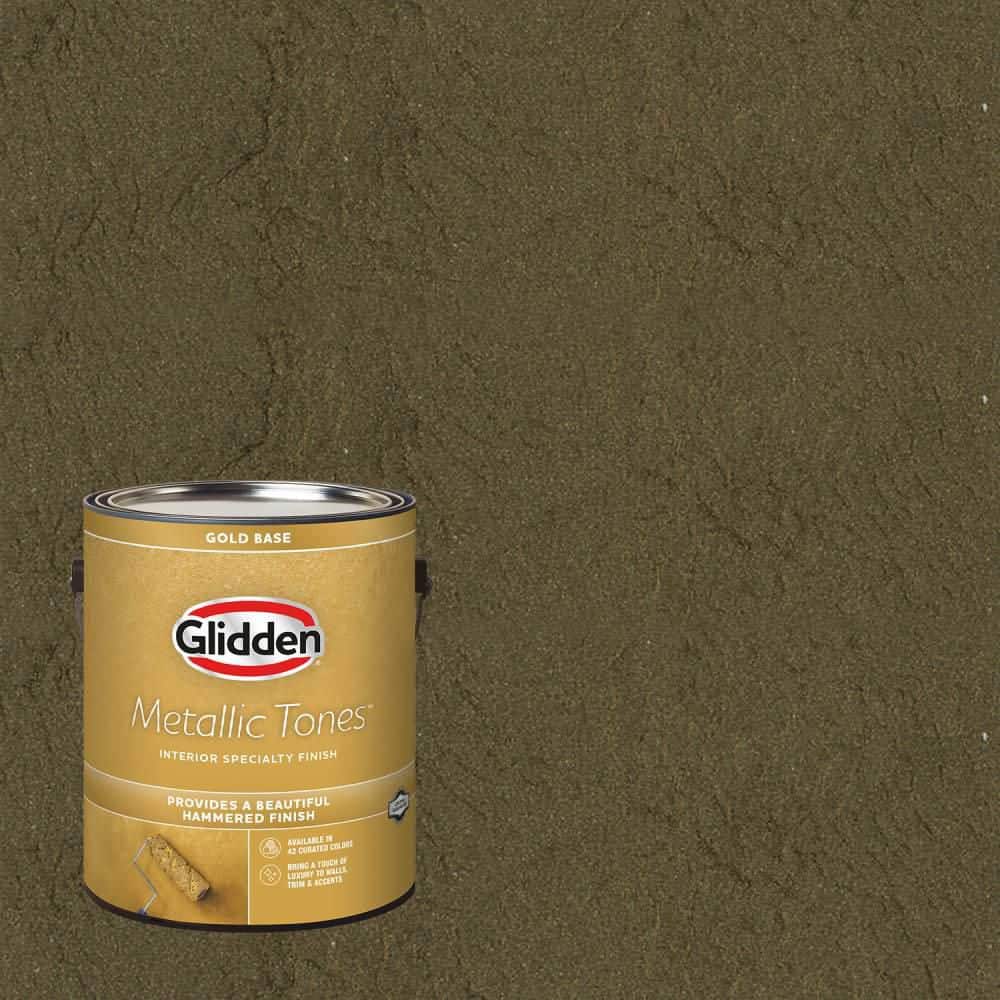 GLIDDEN METALLIC TONES 1 gal. MTL126 Ferrous Forest Metallic Interior ...