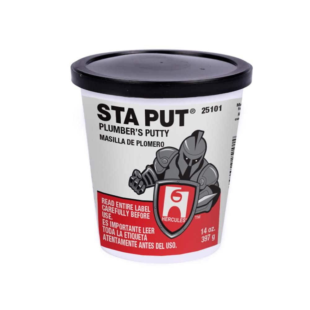 Hercules Sta-Put 14 oz. Plumber's Putty 251012 - The Home Depot