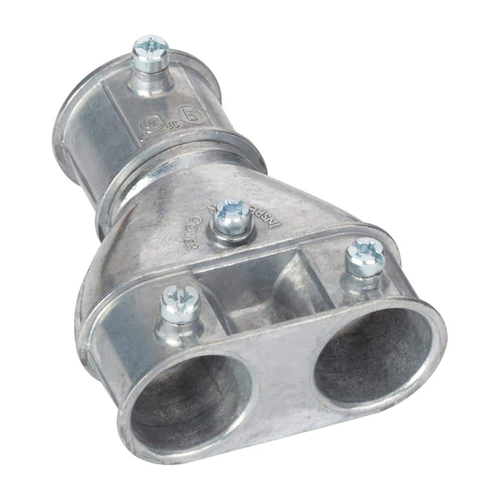 BRIDGEPORT 1 in. Mighty-Merge EMT to Duplex 3/4 in. EMT Transitions ...