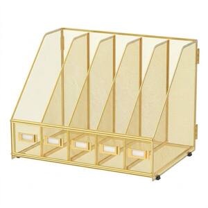 12.4 in. x 16.34 in. Desk Organizers Metal Desk Magazine File Holder ...