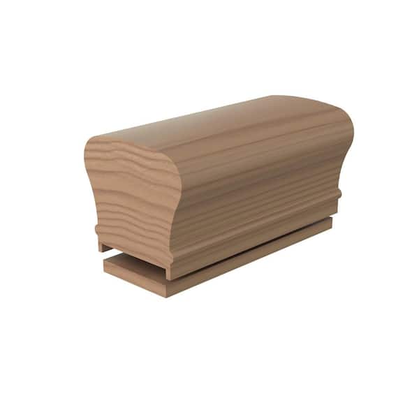 L. J. SMITH STAIR SYSTEMS 0.75 in. D x 2.5 in. W x 96 in. L Unfinished ...