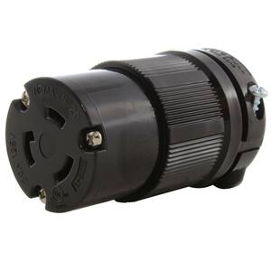 AC WORKS 15 Amp 125-Volt NEMA 5-15P Square Household Female Connector with UL, C-UL Approval ...