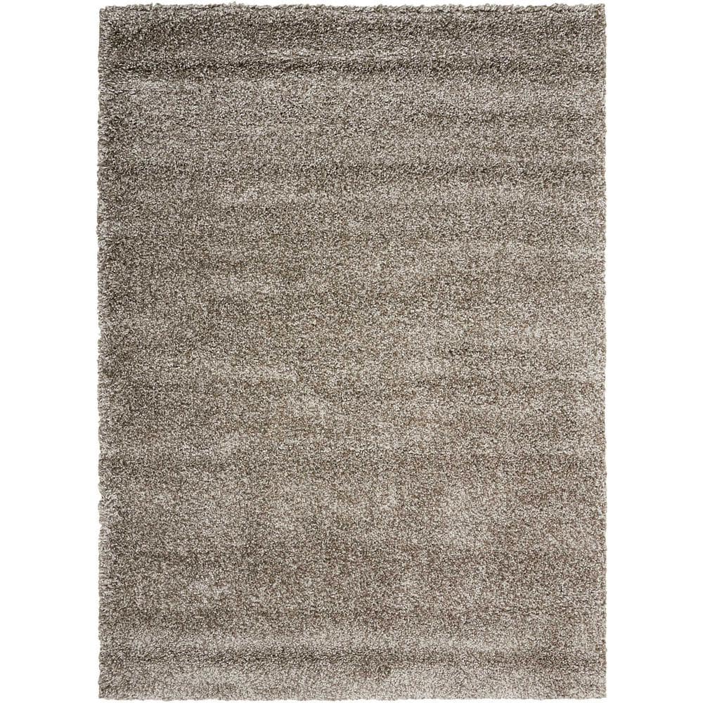 Reviews for Nourison Amore Solid Shag Stone 5 ft. x 7 ft. Modern Shag ...