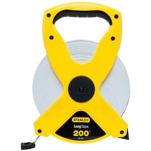 Crescent Lufkin 50 ft. SAE Fiberglass Long Tape Measure with 1/8 in ...