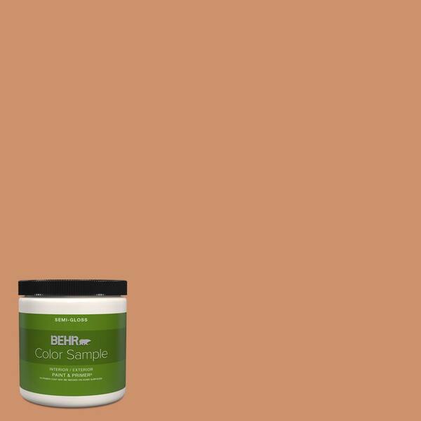 BEHR PREMIUM PLUS 8 oz. #MQ4-37 Ferrous Semi-Gloss Interior/Exterior ...