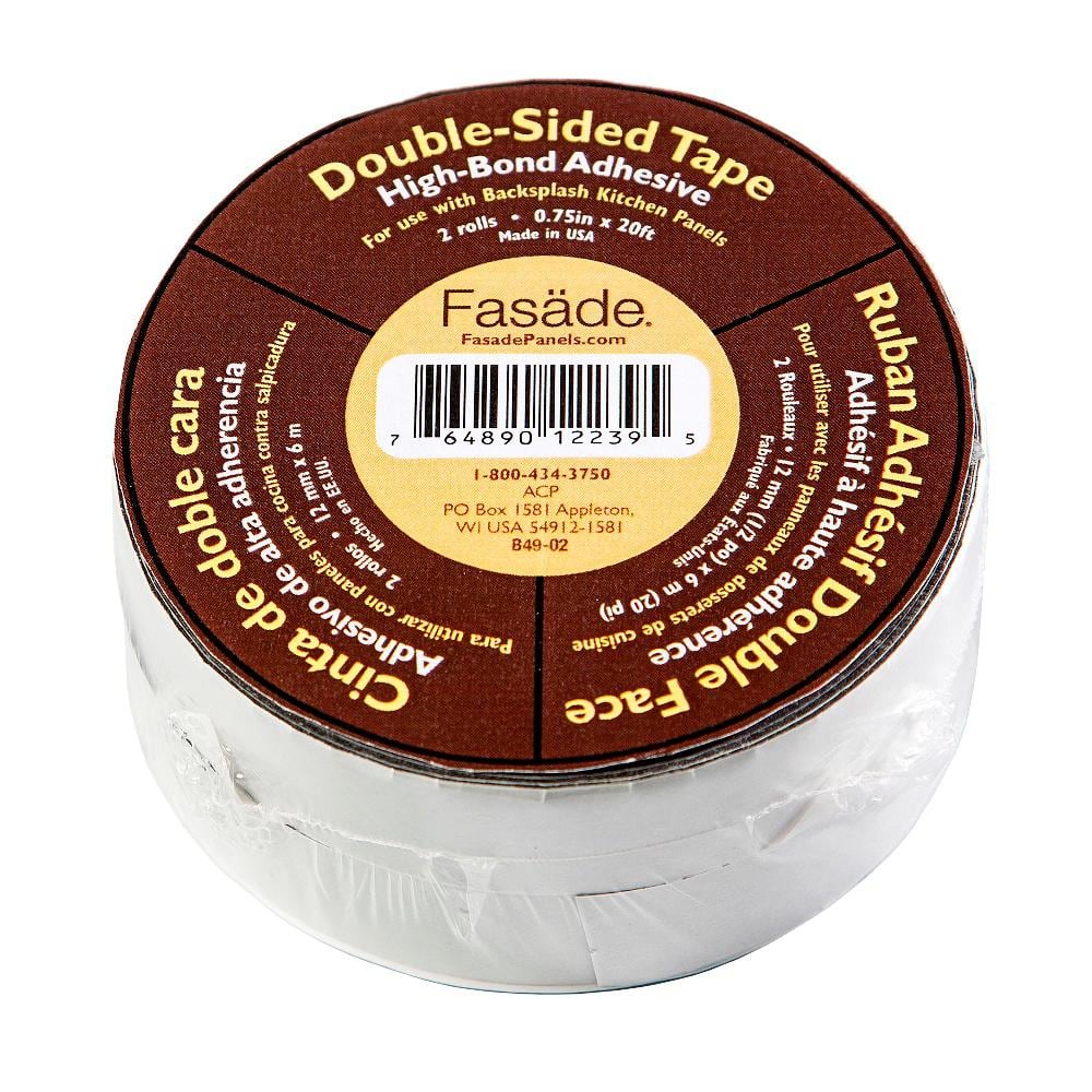 Fasade Double Sided Tile Decorative Wall Tile Adhesive Tape B49-02 ...