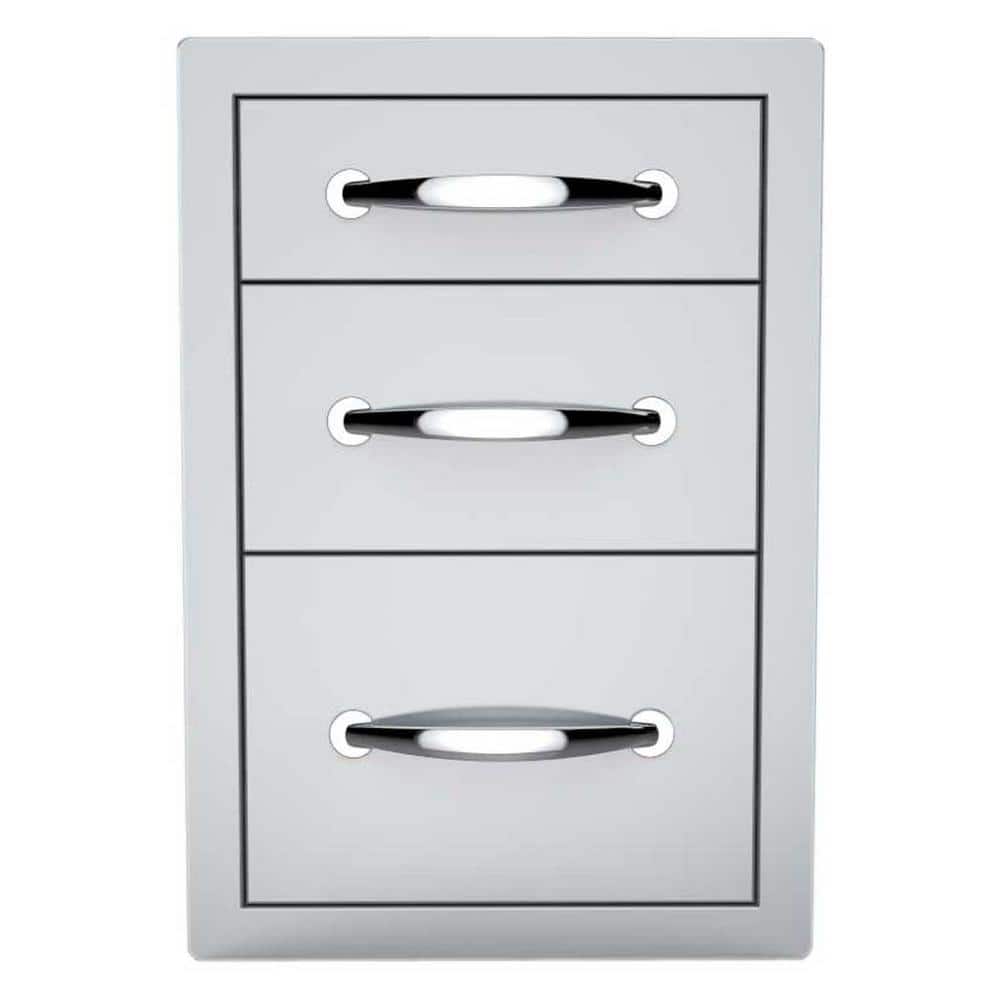 Sunstone Classic Series 14 in. 304 Stainless Steel Flush Triple Access ...