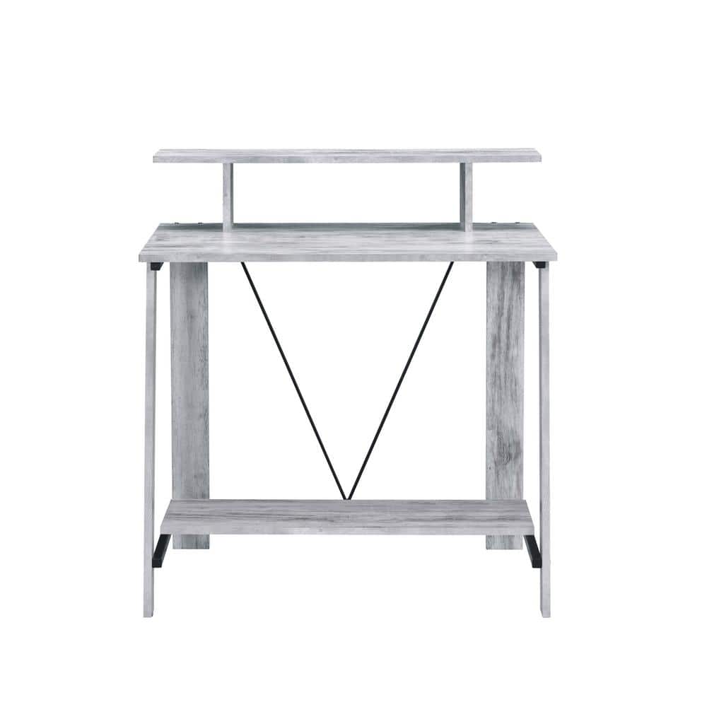 Venetian Worldwide Nypho 32 in. Rectangular Metal Black and Antique ...