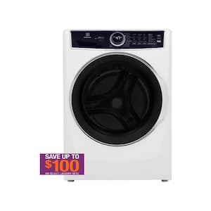 Electrolux 8 cu. ft. White Front Load Perfect Steam Gas Dryer with ...
