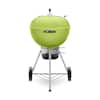 Weber Master-Touch 22 in. Charcoal Grill in Spring Green with Built-In ...
