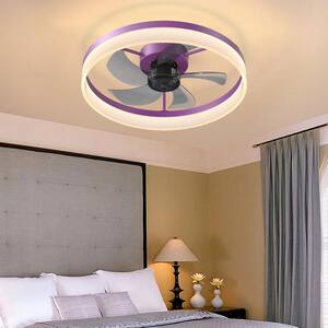 MODERN HABITAT 19.7 in. Indoor Light Ceiling Fan with Lights Remote ...