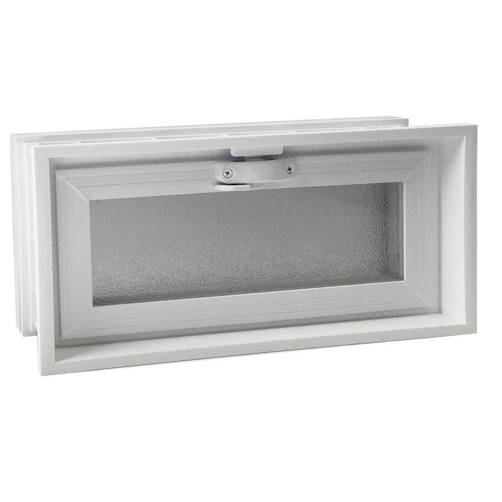 Seves Convertible 16 in. x 8 in. Hopper Vent for 3 in. or 4 in. Thick ...