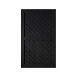 HOMACER XT2 48 in. x 80 in. C-Panel Solid Core White Slanted Stripe ...