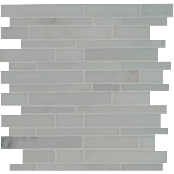MSI Take Home Tile Sample - Winter Twilight Interlocking 4 in. x 4 in ...