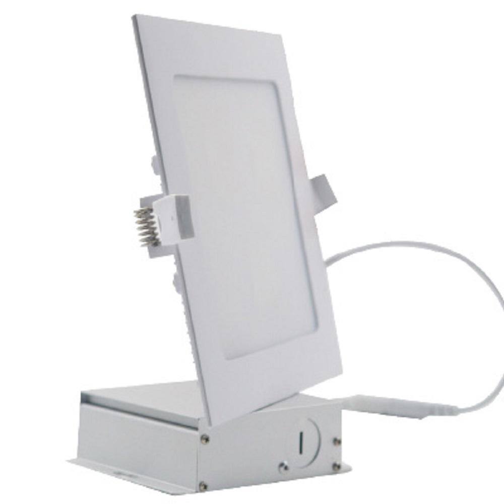 HALCO LIGHTING TECHNOLOGIES 6 in. Selectable CCT Ultra-Slim Canless ...