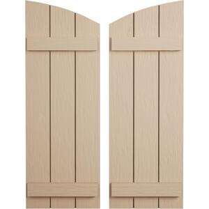 Ekena Millwork 16.5 in. x 82 in. Polyurethane Smooth 3-Board Joined ...