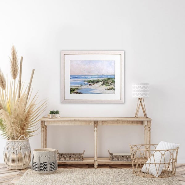 Paragon Swatland 1 Piece Framed Giclee Coastal Art Print 28 in. x 34 in ...