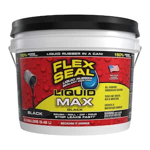 Rubberseal 2 Gal. Black Liquid Rubber Waterproof Coating Waterproofing ...