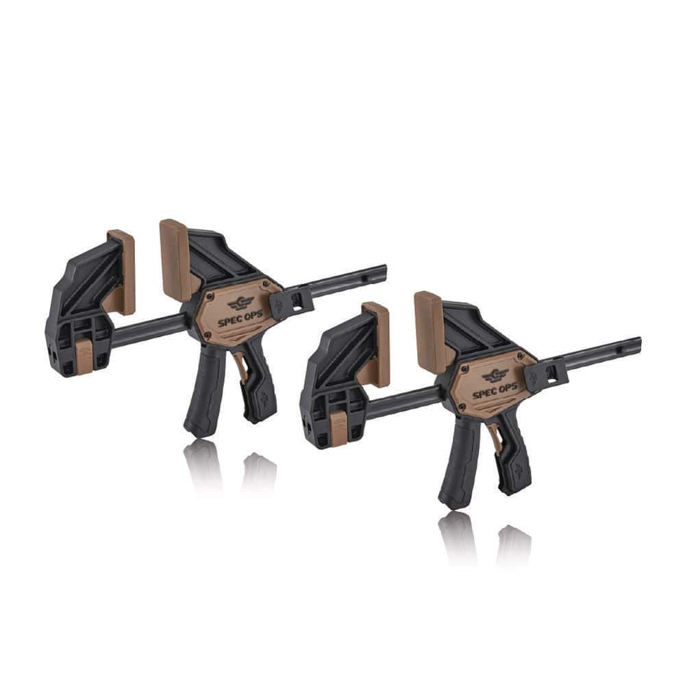 SPEC OPS Trigger Clamp for Woodworking 7 in. Large 1-Handed Bar Clamp ...