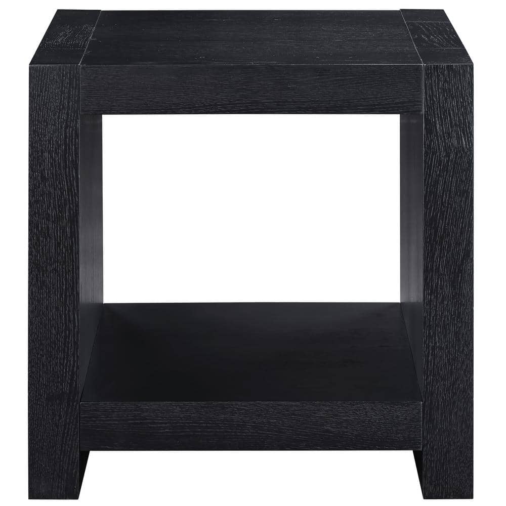 UPC 635178085087 - Aubrey 24 in. Black Wood Square End Table ...