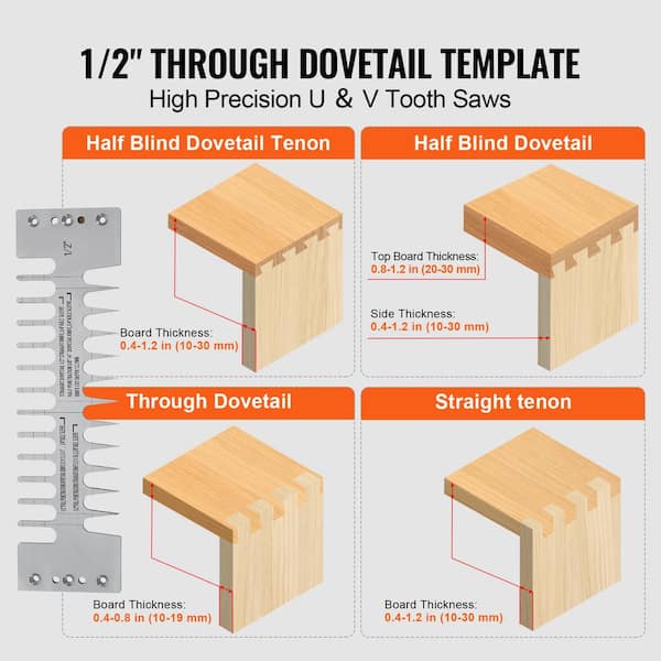 Half Dovetail Dovetail Jig Porter Cable Dovetail Template 5008 Router