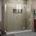 DreamLine Unidoor-X 70 in. W x 30-3/8 in. D x 72 in. H Frameless Hinged Shower Enclosure in ...